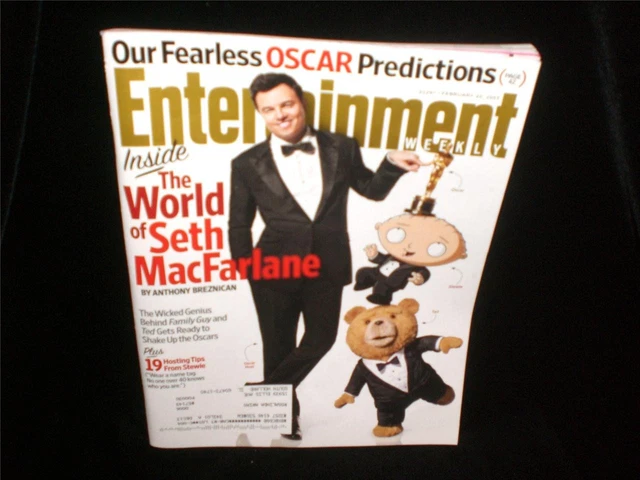 ENTERTAINMENT WEEKLY MAGAZINE Feb 22, 2013 Seth MacFarlane, Oscar ...