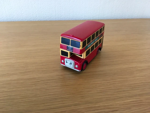 TOMY TRACKMASTER BULGY Double Decker Bus Thomas The Tank Engine 1995 £ ...