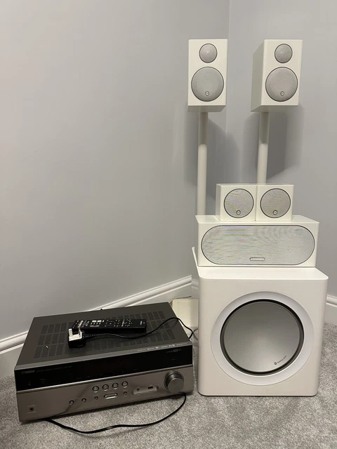 MONITOR AUDIO RADIUS Surround Sound System With Yamaha AVR - Dolby ...