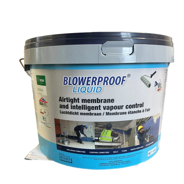 BLOWERPROOF LIQUID SPRAY/ROLLER, liquid applied airtight membrane. BBA ...