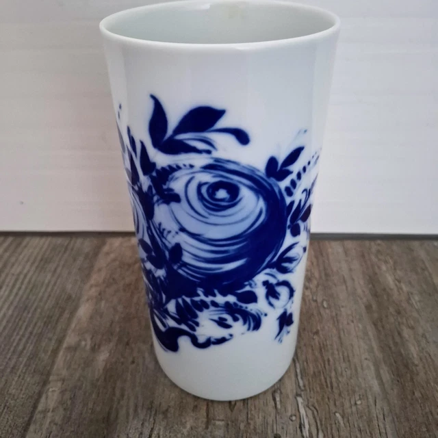 ROSENTHAL VASE ROMANZE in blau, Rosenthal Studio Linie, Design Bjørn ...