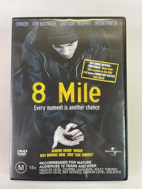 8 MILE 2002 DVD Movie Live-Action Film Eminem Kim Basinger Brittany ...