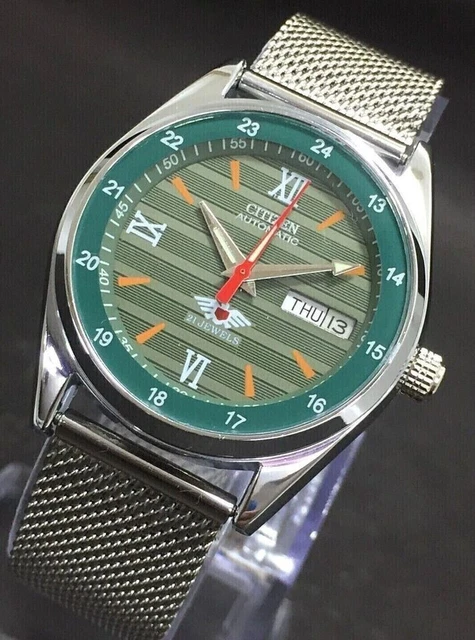 VINTAGE CITIZEN 21JEWELS Day-Date & Automatic Wrist Watch-Radium Figur ...