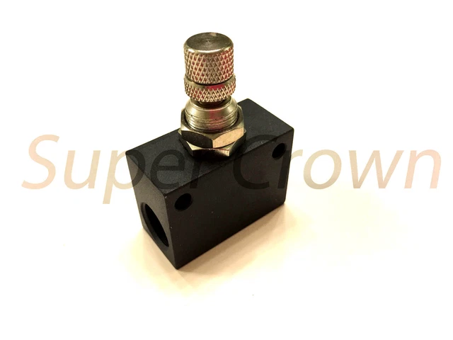 INLINE PNEUMATIC PRECISION Flow Speed Control Mechanical Pneumatic ...