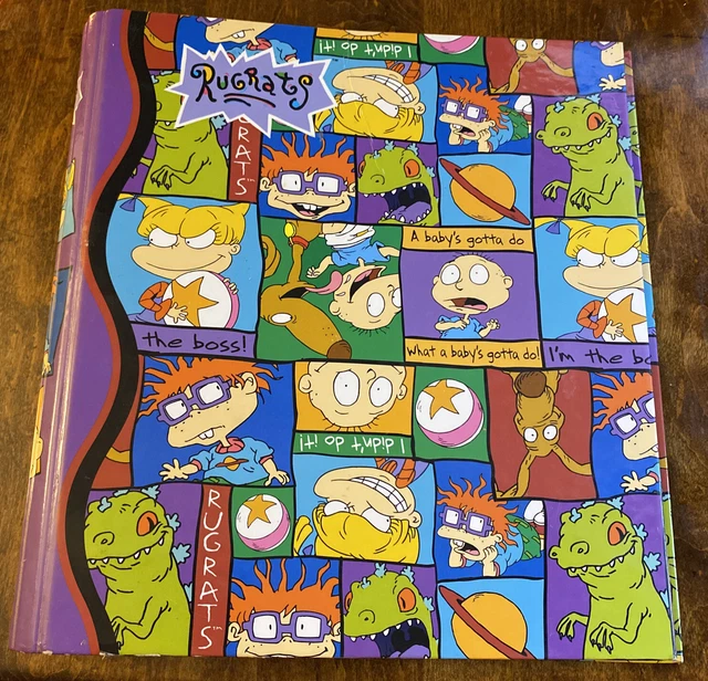 VINTAGE NICKELODEON RUGRATS Notebook 3 Ring Binder 1997 See Pics £6.66 ...