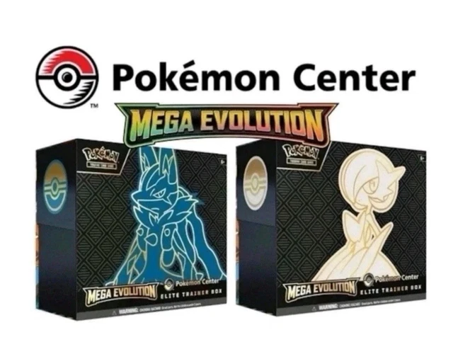 POKÉMON TCG MEGA Evolution Pokemon Center ETBs - Lucario & Gardevoir ...