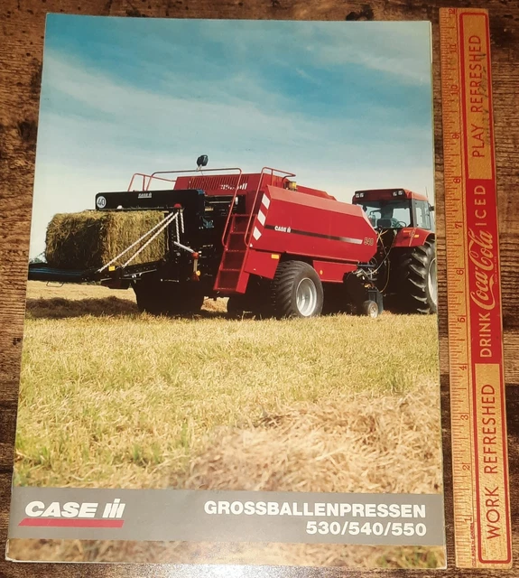 CASE IH GERMANY Grossballenpressen 530/540/550 Vintage European ...