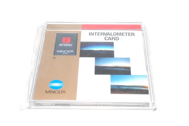 MINOLTA JAPAN INTERVALOMETER Chipkarte Dynax 7xi 9xi - interval card (neuwertig) EUR 19,99 ...