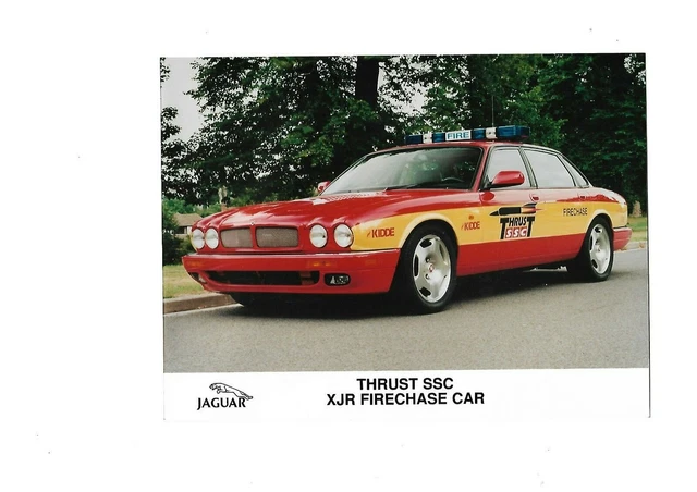 JAGUAR XJR THRUST SSC FIRECHASE / FIRE ENGINE .............. Jag ...