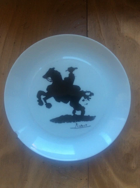 SIGNED PICASSO PLATE La Tauromaquia Bull Fighting Matador Block Bidasoa ...