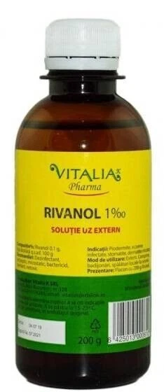 RIVANOL SOLUZIONE 0,1%, 200ml Soluzione cutanea Antisettico Vitalia ...