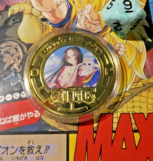 ONE PIECE GOLD Metal Coin Card Carte Dbo Medal Boa Sp Souvenir Neuf New ...