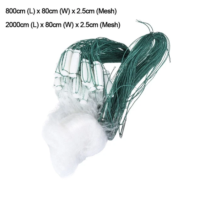 FOR HAND CASTING Fish Gillnet Monofilament Fishing Net Single Layer ...
