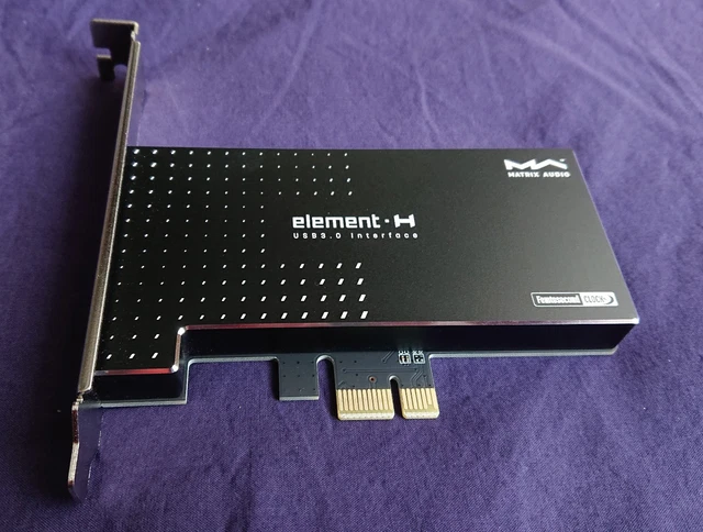 MATRIX AUDIO ELEMENT H USB card + Russ Andrews "The Supplier" + Yellow ...