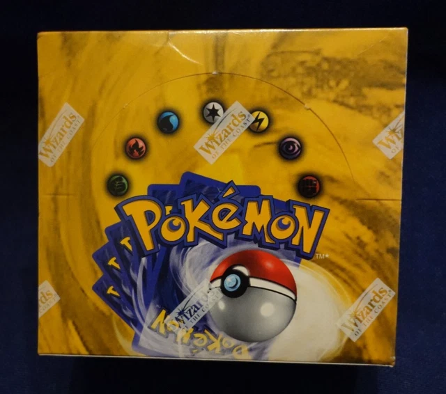POKEMON BASE SET Booster Box Factory Sealed WOTC English made in USA ...
