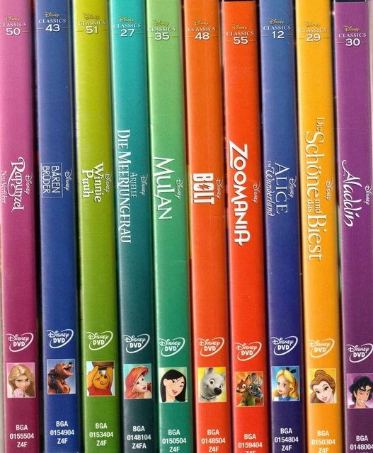 DISNEY CLASSICS KINDER Dvd Film (Sammlung) Zum Selber Aussuchen Einmal ...