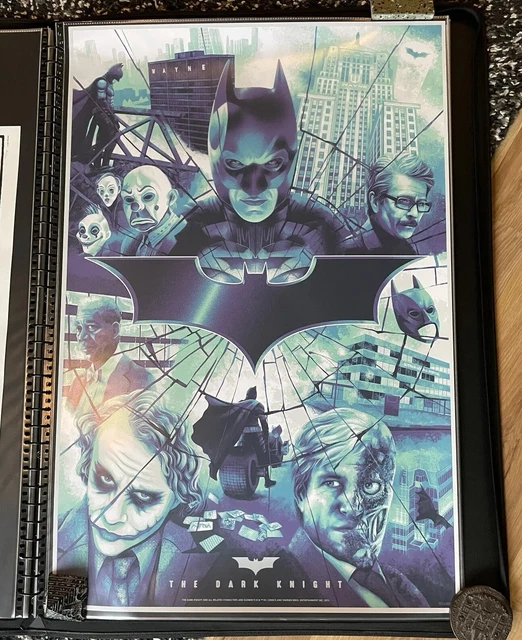 THE DARK KNIGHT Batman Bella Grace Movie Poster Screen Print Bottleneck ...