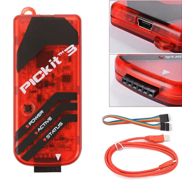 PICKIT2 PICKIT3 PIC programmatore offline microcontrollore chip emulatore debugger EUR 9,59 ...