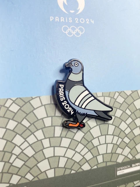 PIN'S PIGEON PARIS 2024 Jeux Olympiques officiel - pins badge ...