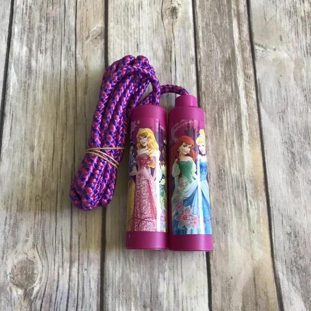 DISNEY PRINCESS JUMP Rope Cinderella Belle Tiana Ariel Snow White ...