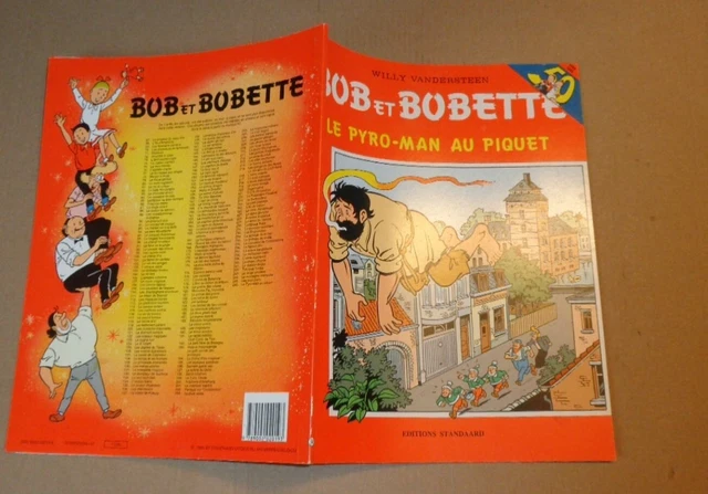 BOB ET BOBETTE le pyro - man au piquet N° 246 EO Vandersteen Standaard ...