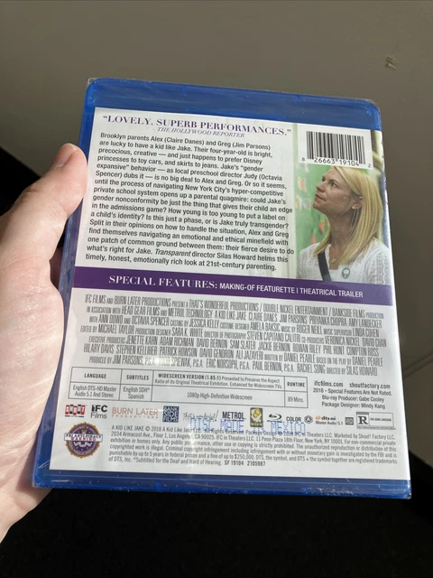 A KID LIKE Jake Blu-ray, 2018 Claire Daines, Jim Parsons OOP REGION A ...