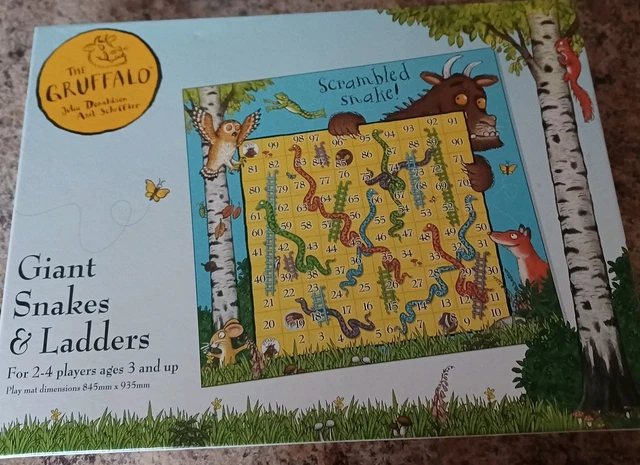 THE GRUFFALO GIANT Snakes And Ladders Game £3.84 - PicClick UK