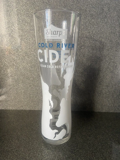 NEW STYLE - Sharps Brewery Cold River Cider Pint Glass £8.52 - PicClick UK