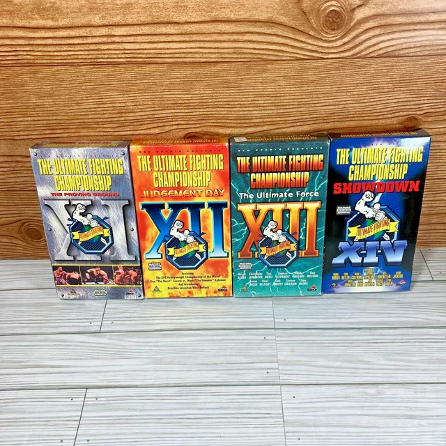 THE ULTIMATE FIGHTING Championship XI XII XIII XIV (VHS Lot) UFC 11 12 ...