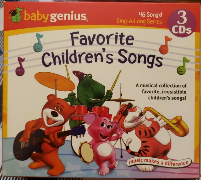 BABY GENIUS® FAVORITE Children's Songs 3CD 46 Song Box Set [OUT-OF ...