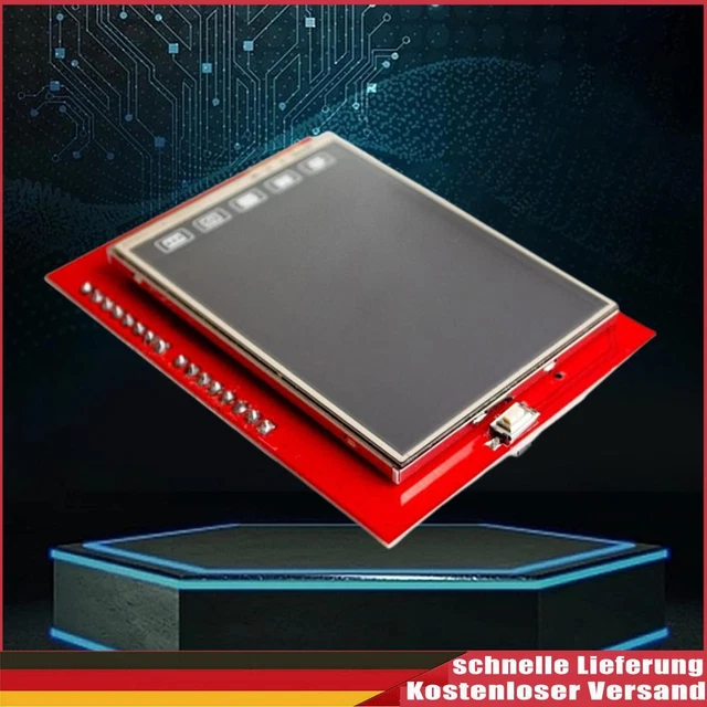 MODULO TOUCH PANEL schermo TFT 2,4"" modulo touch display colorato ...