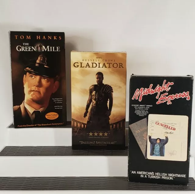 AWARD WINNING MOVIE Night VHS Pack - Tom Hanks, Russell Crowe - TESTED ... AWARD WINNING MOVIE Night VHS Pack - Tom Hanks, Russell Crowe - TESTED ...