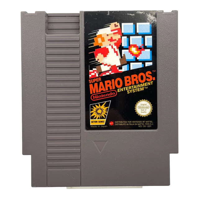 NINTENDO NES SUPER Mario Bros. Action Series - Twin Seal - PAL - Grade ...