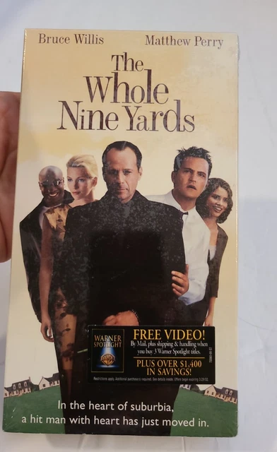 NEW THE WHOLE Nine Yards VHS tape 2000 Bruce Willis, Mathew Perry ...
