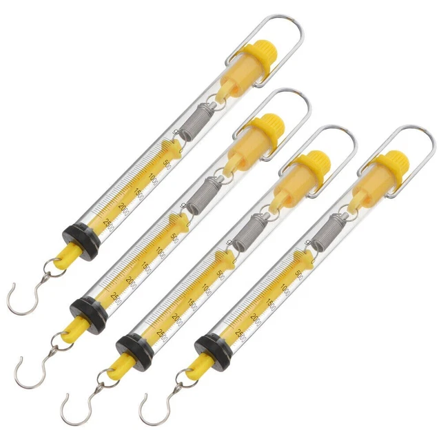 PLASTIC SPRING BALANCE Cylinder Dynamometer Mechanics Experiment Instrument 4x £21.84 - PicClick UK