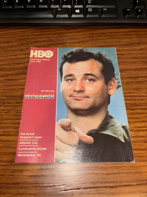 VINTAGE HBO GUIDE Jun 1982 BILL MURRAY STRIPES [FRONT] MEL BROOKS ...