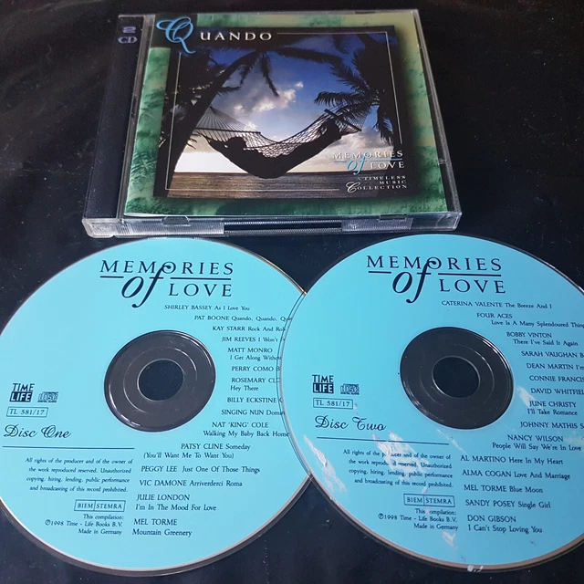 TIME LIFE THE Timeless Music Collection - Quando 2-Cd: Tl581/17 Nr Mint ...