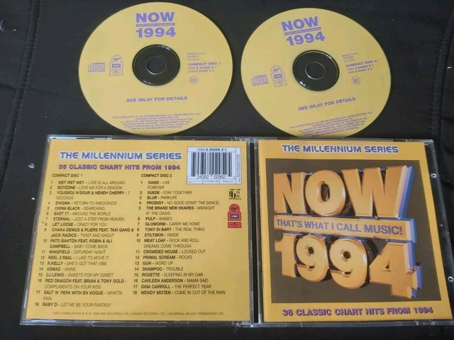NOW THAT'S WHAT I Call Music 1994 2Cd (1999) Millennium Series £6.79 ...