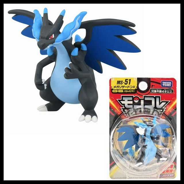FIGURINE ARTICULÉE POKÉMON Moncle MS-51 Mega Charizard X Takara Tomy ...
