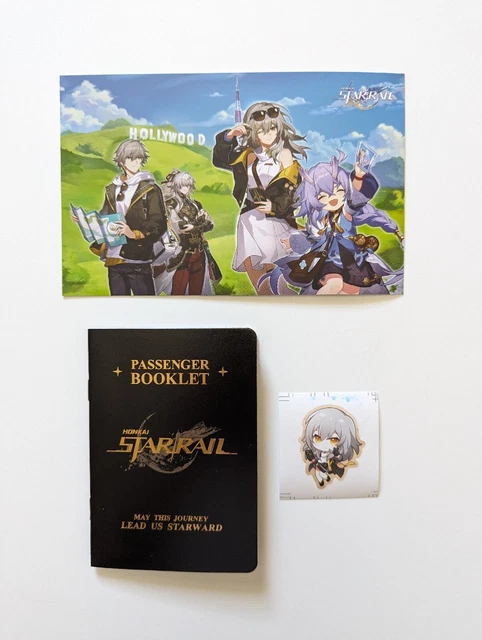 ANIME EXPO 2023 AX23 Hoyoverse Honkai Star Rail Passport Postcard ...