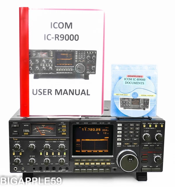 ICOM IC-R9000 AM FM SSB CW Receiver 100 KHz -1999 MHz with $750 of ...