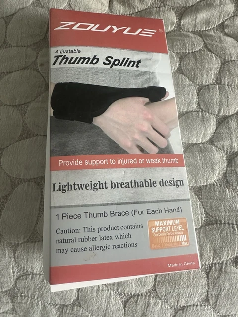 NHS MEDICAL WRIST Thumb Hand Spica Splint Support Brace Stabiliser ...