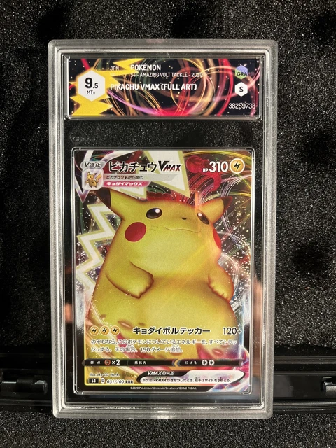 CARTA POKEMON PIKACHU Vmax Full Art Jap 031/100 RRR GRAAD 9,5 Mint ...