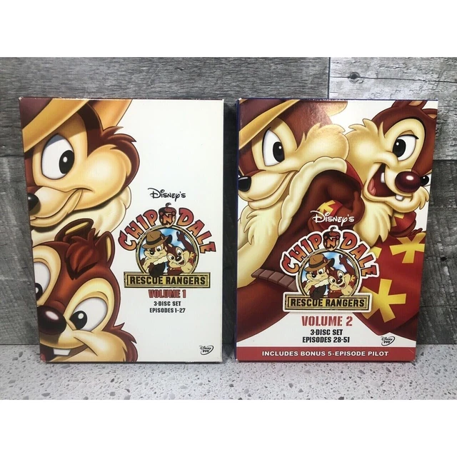 CHIP N DALE Rescue Rangers Volume 1 & 2 Dvd Sets $15.40 - PicClick CA