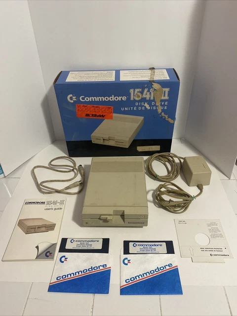 COMMODORE 1541-II FLOPPY Disk Drive In Original Box For Commodore 64 ...