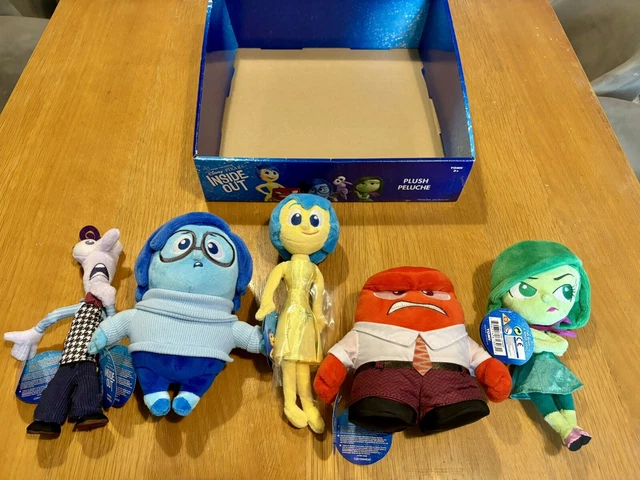 DISNEY PIXAR INSIDE Out Plush Soft Toy Set In Display Box. New With ...