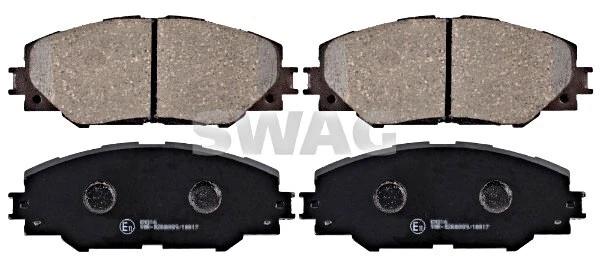 SWAG DISC BRAKE Pad Set Front For TOYOTA Auris Blade Mark X 05-18 04465 ...