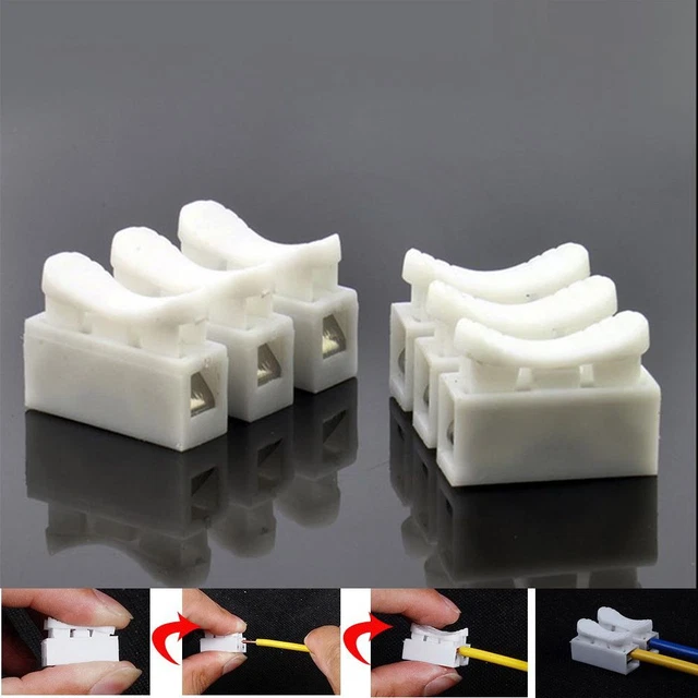 ELECTRICAL SUPPLIES NO Screw Clamp Crimp Terminals Block Quick ...