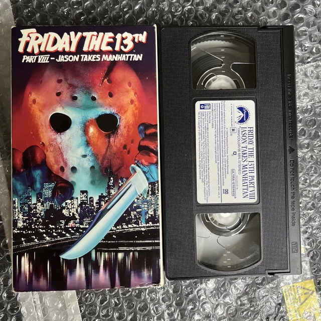 FRIDAY THE 13TH Part 8 VIII: Jason Takes Manhattan Vhs 1989 Paramount ...