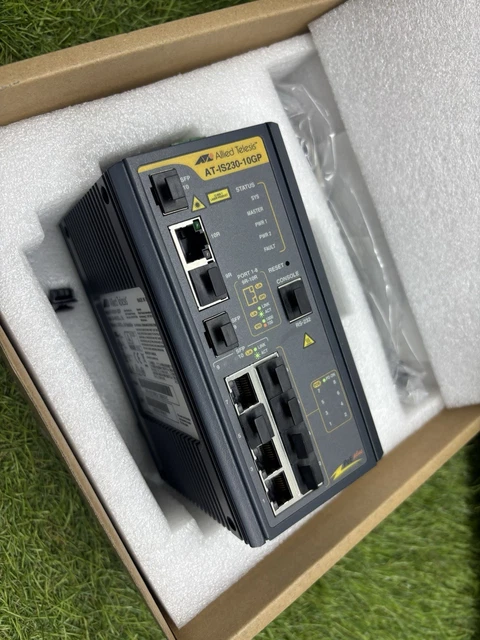 IS230-10GP INDUSTRIAL ETHERNET Managed Layer 2 Switch UNIT ONLY #5i £88 ...